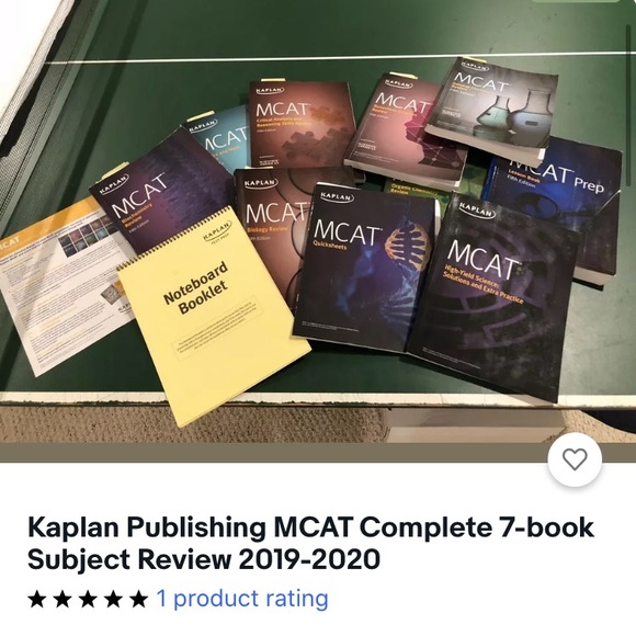 Other | 219 Kaplan Mcat Full Book Set | Poshmark